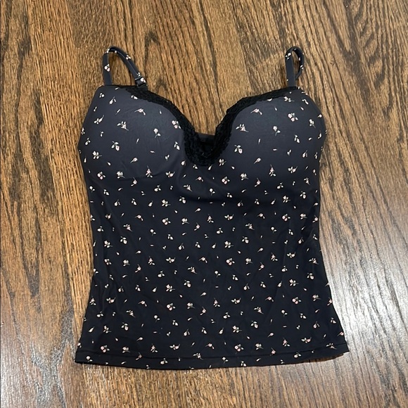 SKIMS | Tops | Skims Black Bustier Camisole Sleeveless Top | Poshmark
